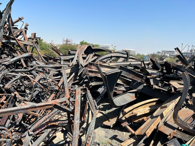 Fire Affected Light MS Scrap