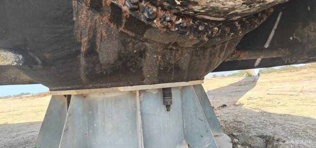 Fire Affected Ms of Nacelle & Hub Assembly, Tower